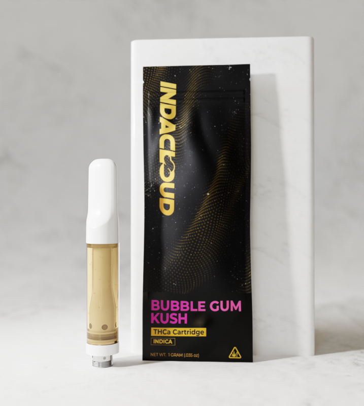 Best Bubble Gum Kush THCa Vape Cartridge - 1 Gram | IndaCloud