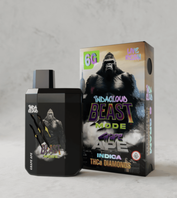 Grape Ape Beast Mode THCa Diamonds Vape 6 Grams - IndaCloud