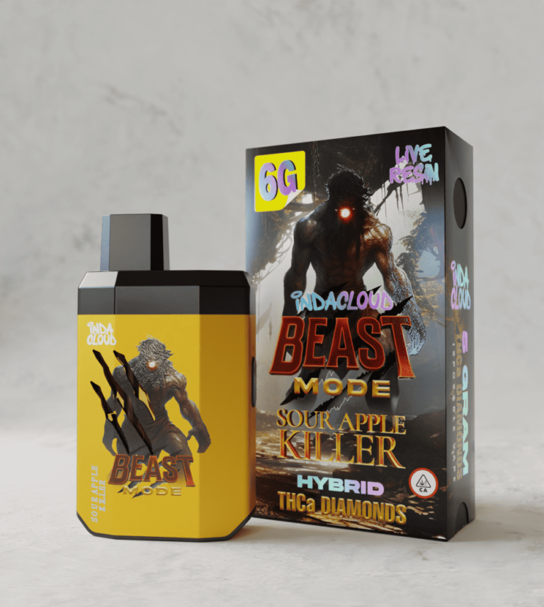 Sour Apple Killer Beast Mode THCa Diamonds Vape 6 Grams Online - IndaCloud